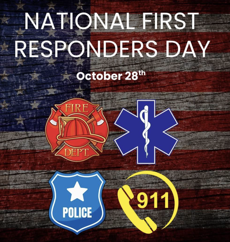 National First Responders Day - October 28th - Carroll County Volunteer ...